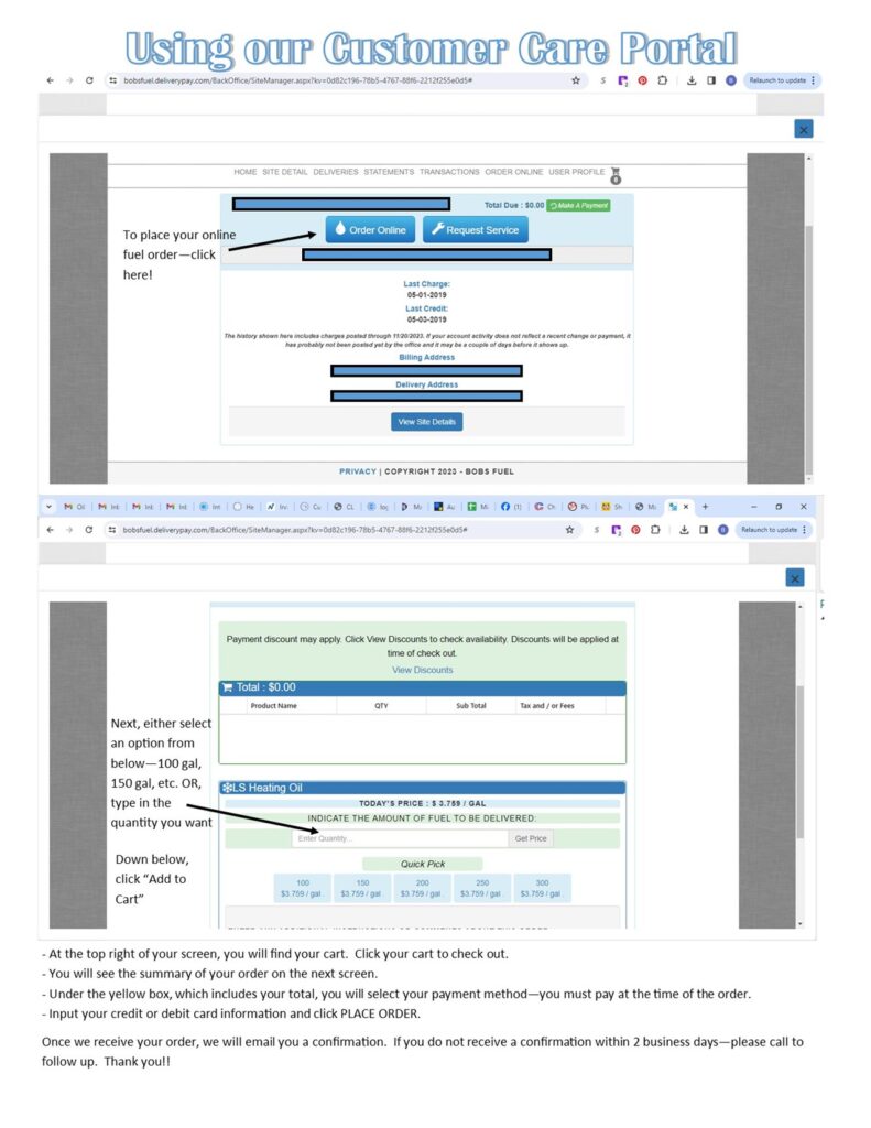 Customer Care Portal